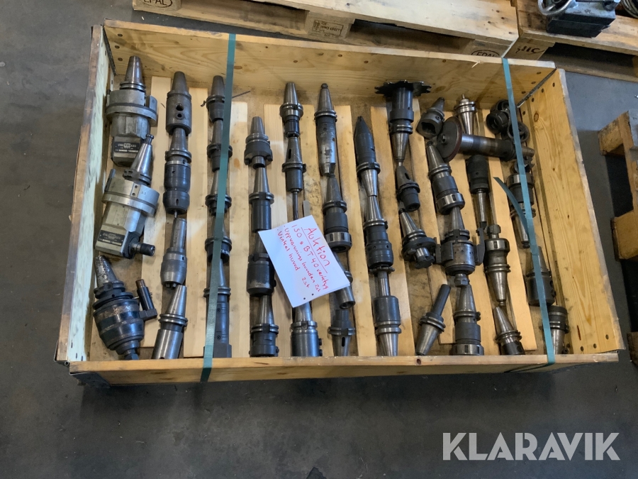 ISO och BT 40 verktyg, Nyköping, Klaravik auktioner
