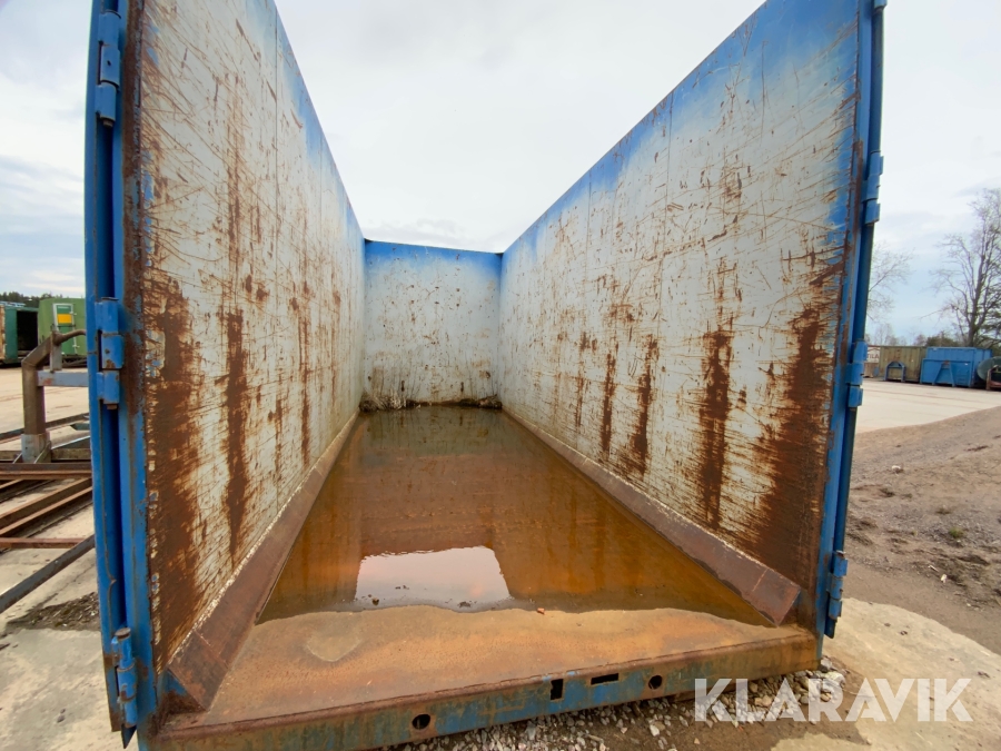 Fliscontainer, Hjo, Klaravik auktioner