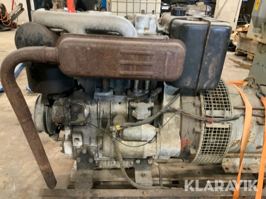 Klaravik Auktioner | Dieseldrivet elverk Ruggerini RP380