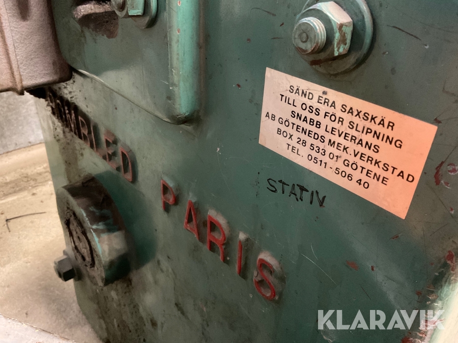 Gradsax Bombled Paris 28 DN, Ljusdal, Klaravik auktioner