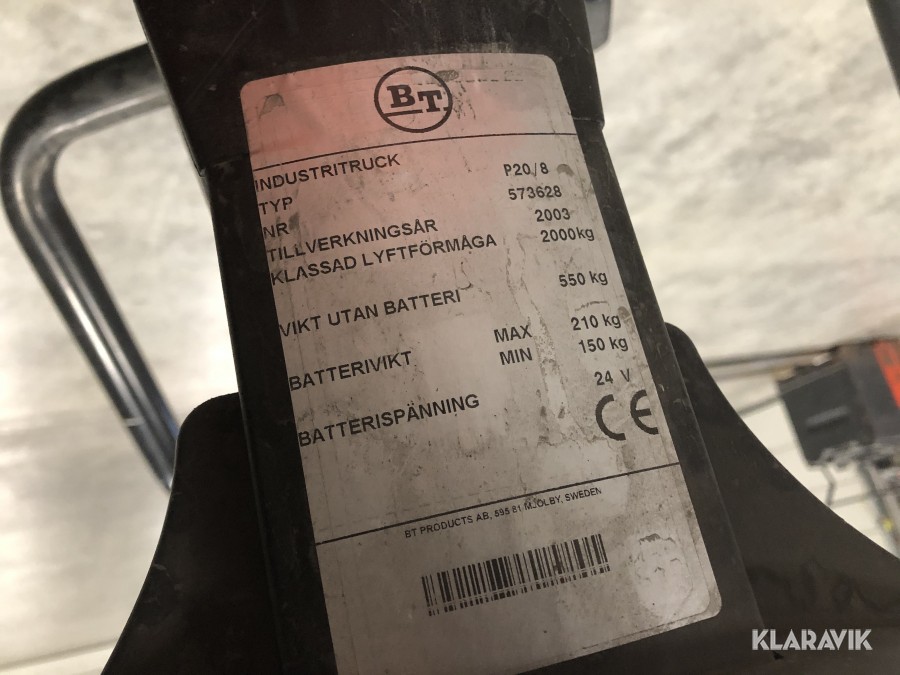 Klaravik Auktioner | Låglyftare