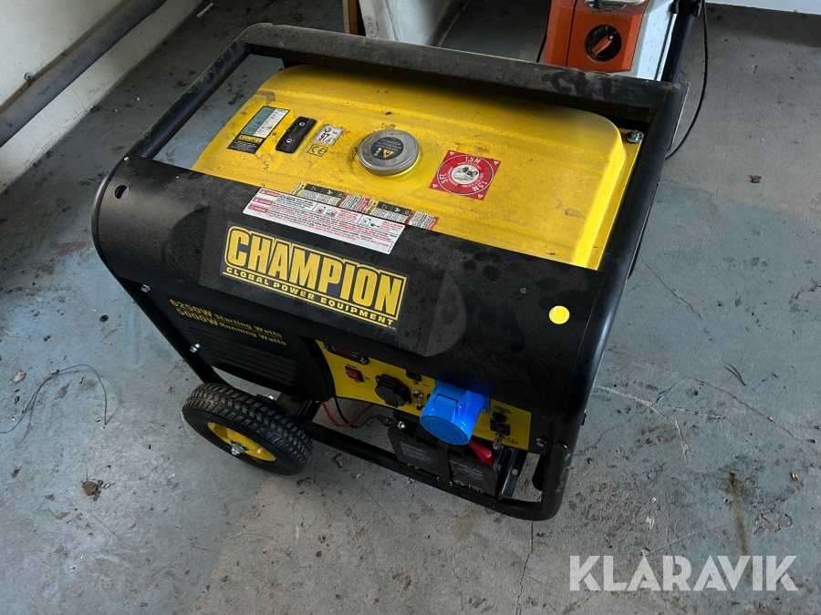 Generator/ elverk Champion Cpg6500E2-eu, Västerås, Klaravik