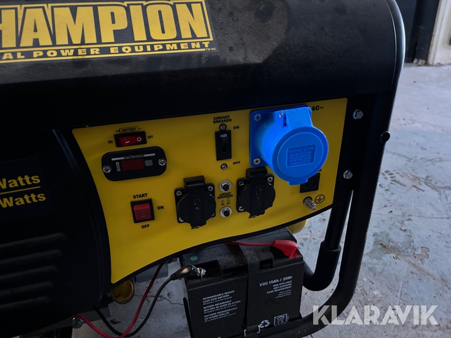 Generator/ elverk Champion Cpg6500E2-eu, Västerås, Klaravik