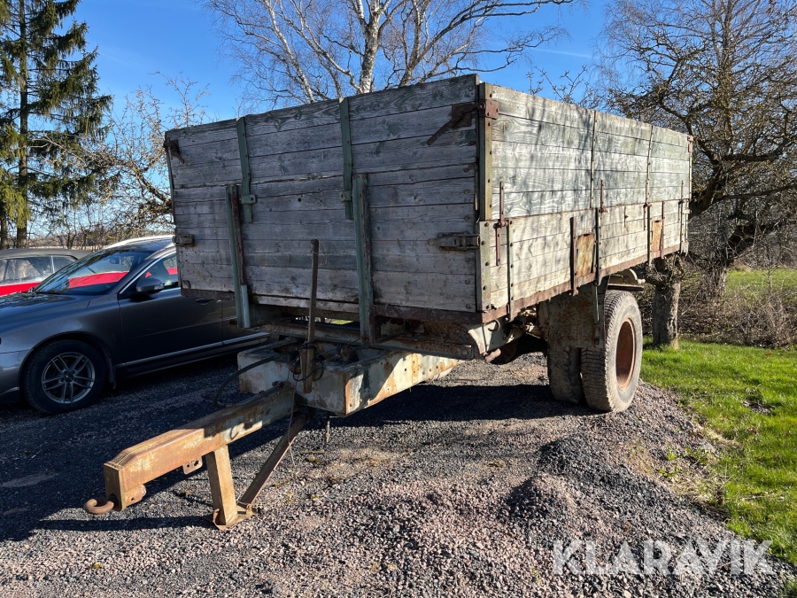 Tippvagn 8 ton, Mjölby, Klaravik auktioner
