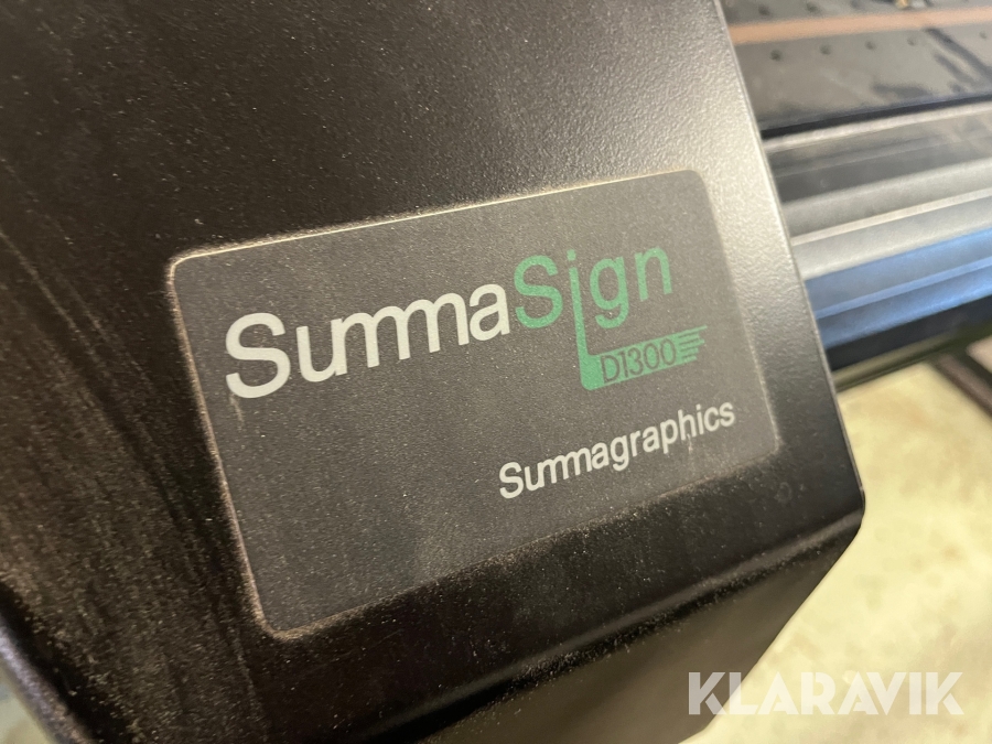 Printer plotter SummaSign D1300, Österåker, Klaravik auktion