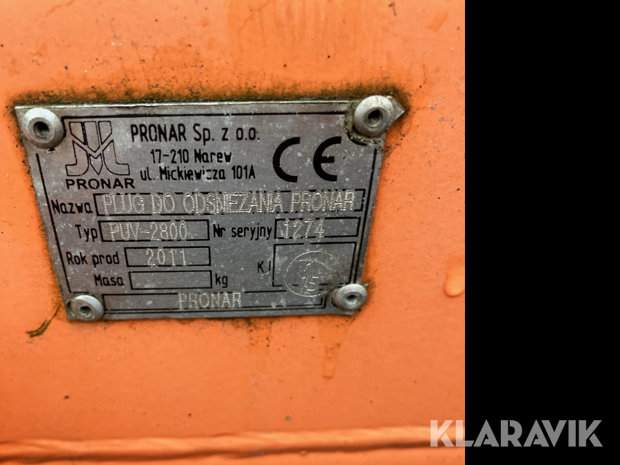 Vikblad Pronar PUV-2800, Tingsryd, Klar