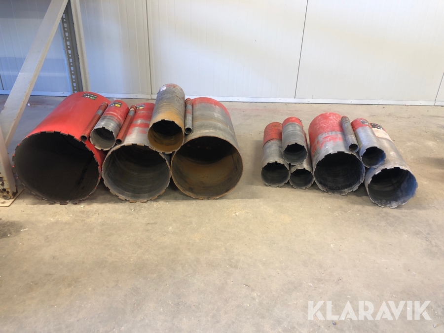 Klaravik Auktioner | Kärnborrar Adamas 15 st