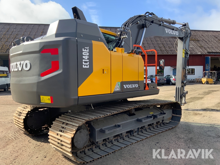 Grävmaskin Volvo EC 140 EL, Vårgårda, Klaravik auktioner