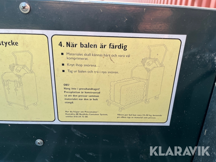 Plastpress, Salem, Klaravik auktioner