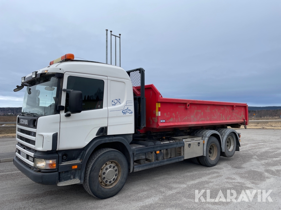 Lastväxlare Scania P114 GB6X2, Ludvika, Klaravik auktioner