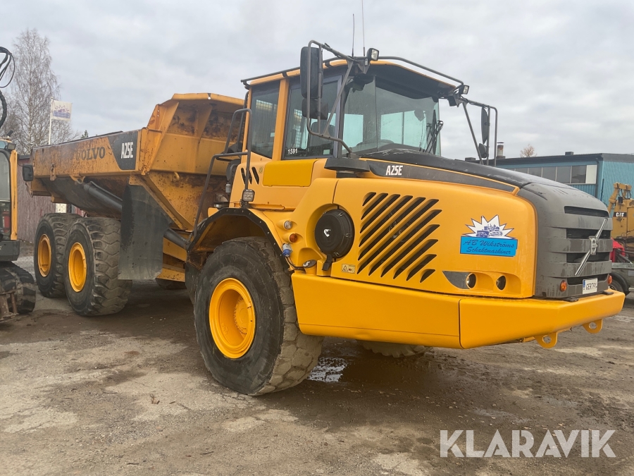 Dumper Volvo A25E, Boden, Klaravik auktioner