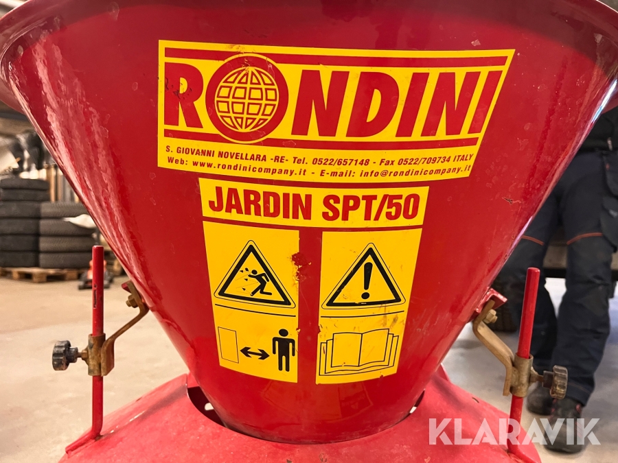 Sand och gödselspridare Rondini Jardin SPT/50, Haninge, Klar