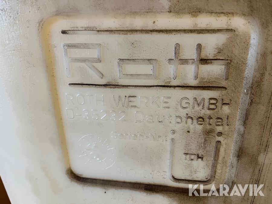 Bulktank Roth 1500 liter, Lund, Klaravik auktioner