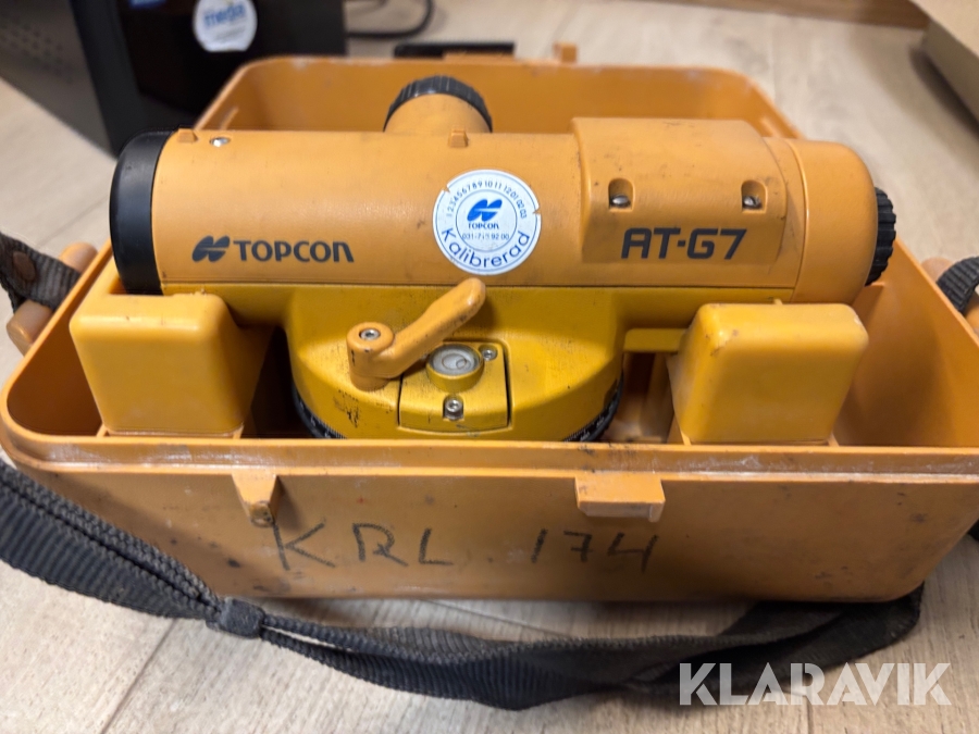 Laser Topcon AT-G7, Gävle, Klaravik auktioner