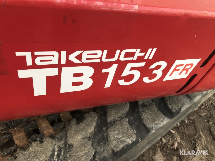Bandgrävmaskin Takeuchi TB153 FR