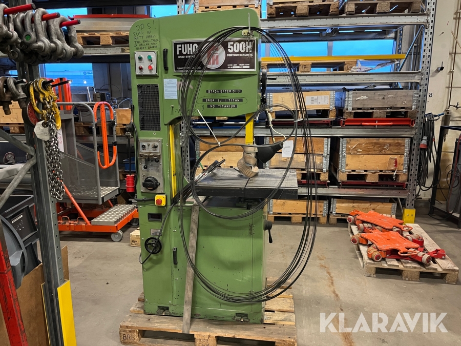 Bandsåg Fuho 500H, Linköping, Klaravik auktioner
