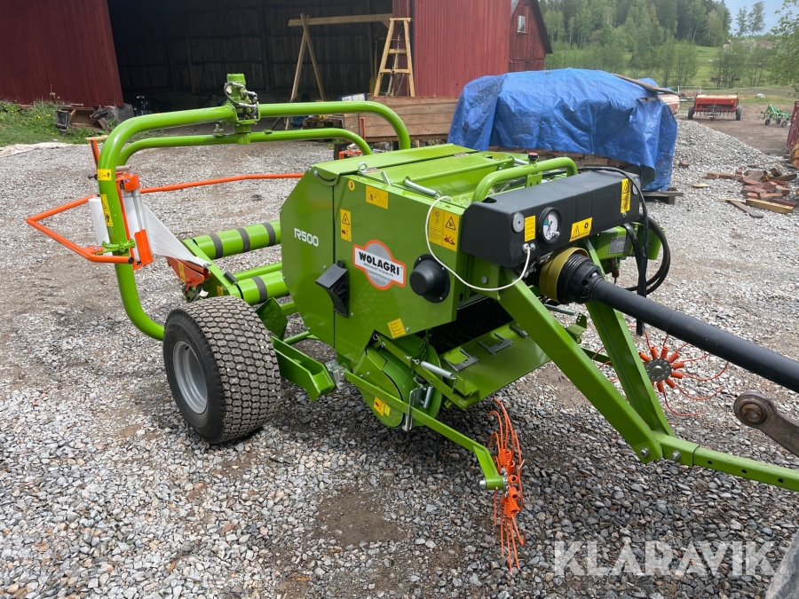Rundbalspress Wolagri R500, Arvika, Klaravik auktioner