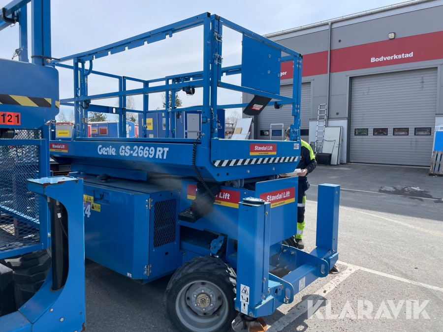 Saxlift Genie GS-2669 RT, Karlstad, Klaravik auktioner