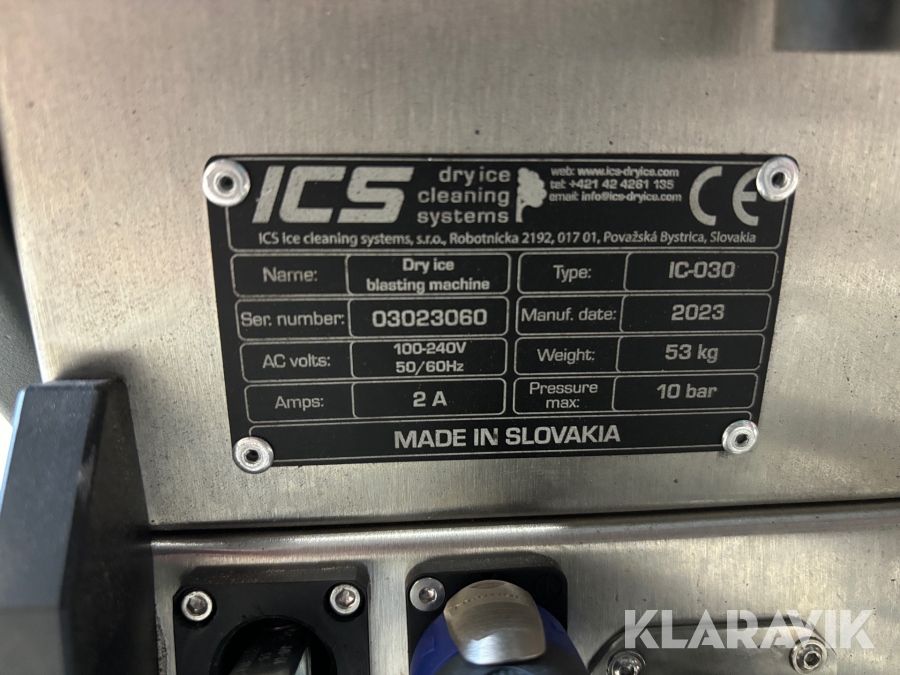 Isbläster ICS IC-030, Avesta, Klaravik auktioner
