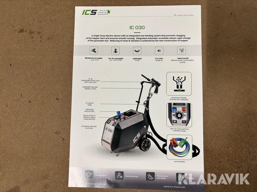 Isbläster ICS IC-030, Avesta, Klaravik auktioner