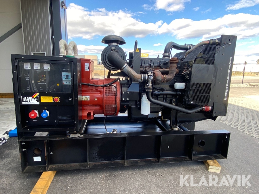 Elverk Perkins 240 kVA, Enköping, Klaravik auktioner