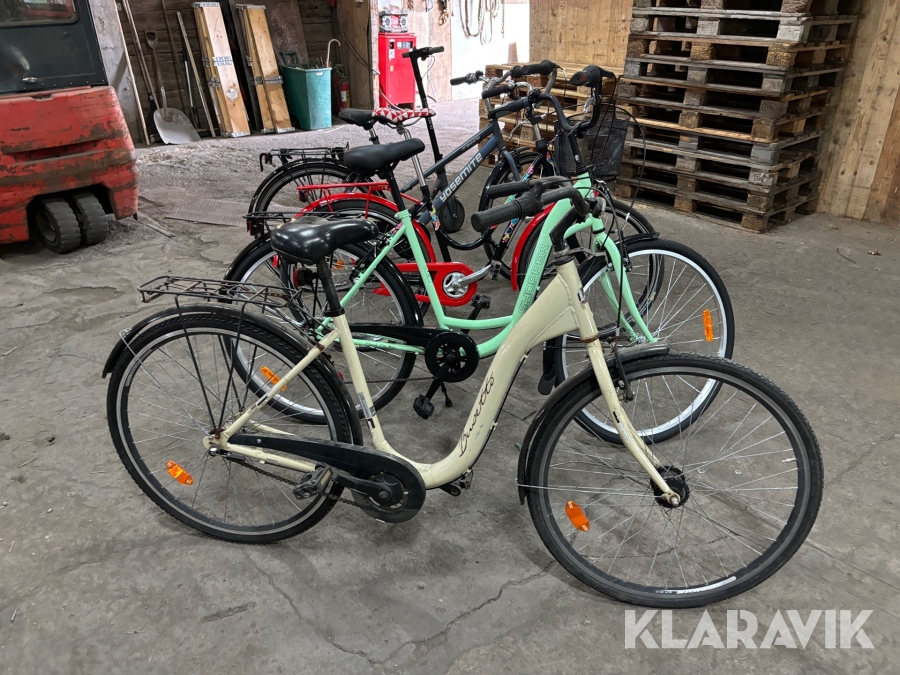 Cyklar och elsparkcykel, Nybro, Klaravik auktioner