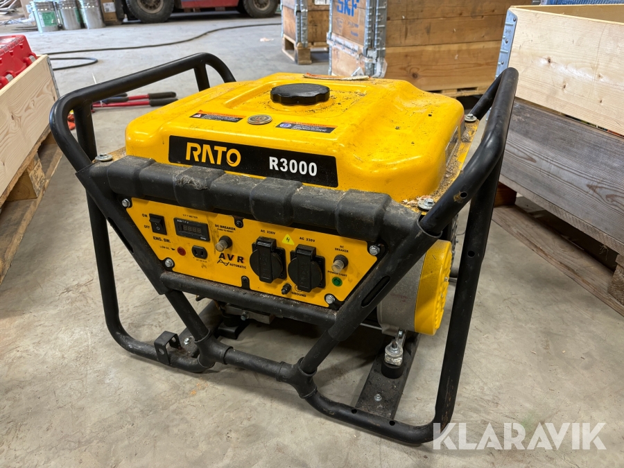 Generator Rato R3000, Borlänge, Klaravik auktioner