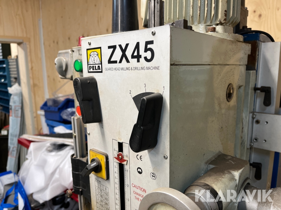 Fräs Pela ZX45, Boxholm, Klaravik auktioner