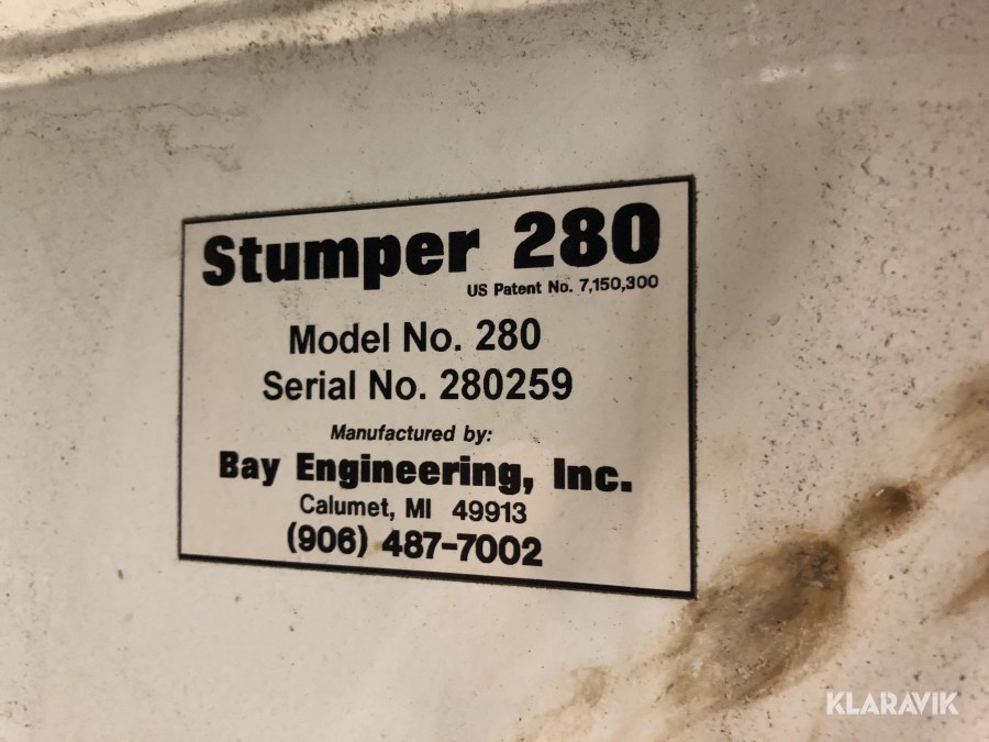Klaravik Auktioner | Stubbfräs Stumper 280