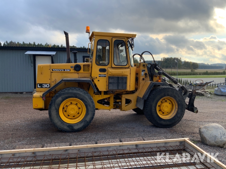 Hjullastare Volvo BM L30, Gnesta, Klaravik auktioner