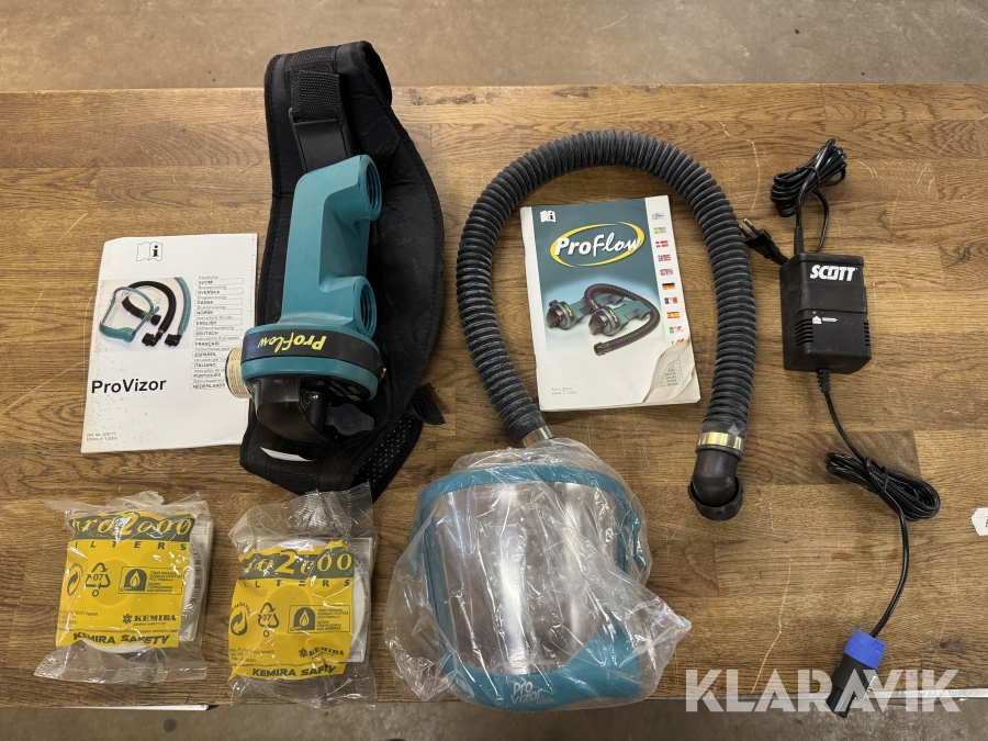 Friskluftsmask Scott Proflow 2, Ödeshög, Klaravik auktioner