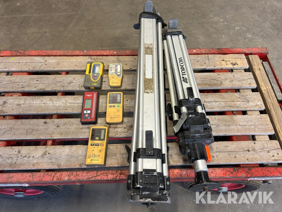 Handmottagare, vevbart stativ Topcon, Hilti, Spectra , Ängel