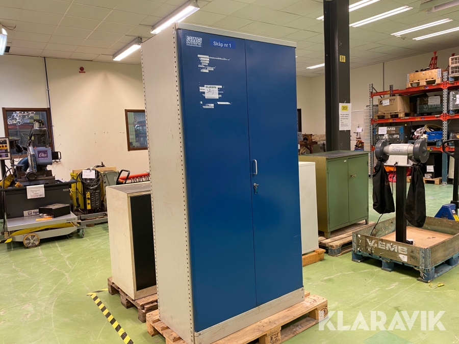 Verktygsskåp Gws systems, Köping, Klaravik auktioner