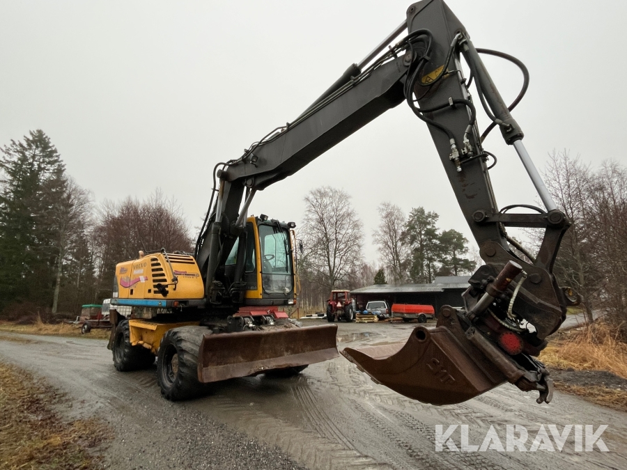 Grävmaskin Volvo EW180, Norrtälje, Klaravik auktioner