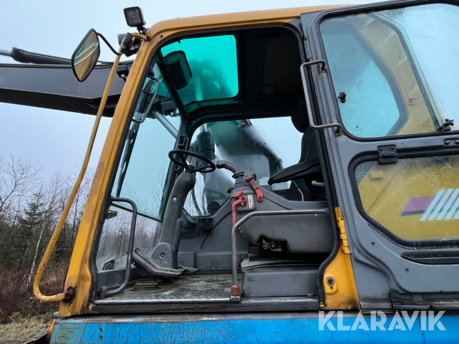 Grävmaskin Volvo EW180, Norrtälje, Klaravik auktioner
