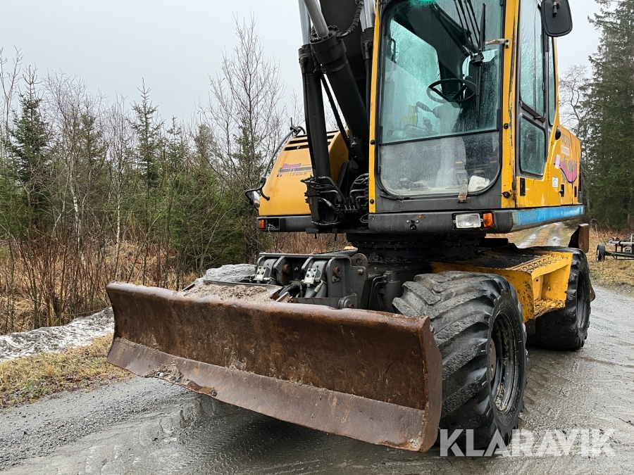 Grävmaskin Volvo EW180, Norrtälje, Klaravik auktioner
