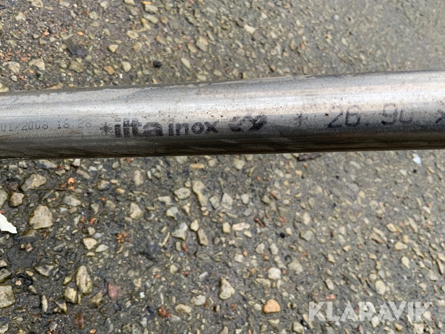 Klaravik Auktioner | Rostfria rör Ilta inox 12 st