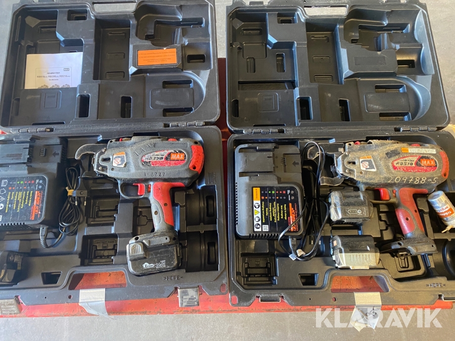 Najmaskin 2st Max RB398 / RB518, Ängelholm, Klaravik auktio