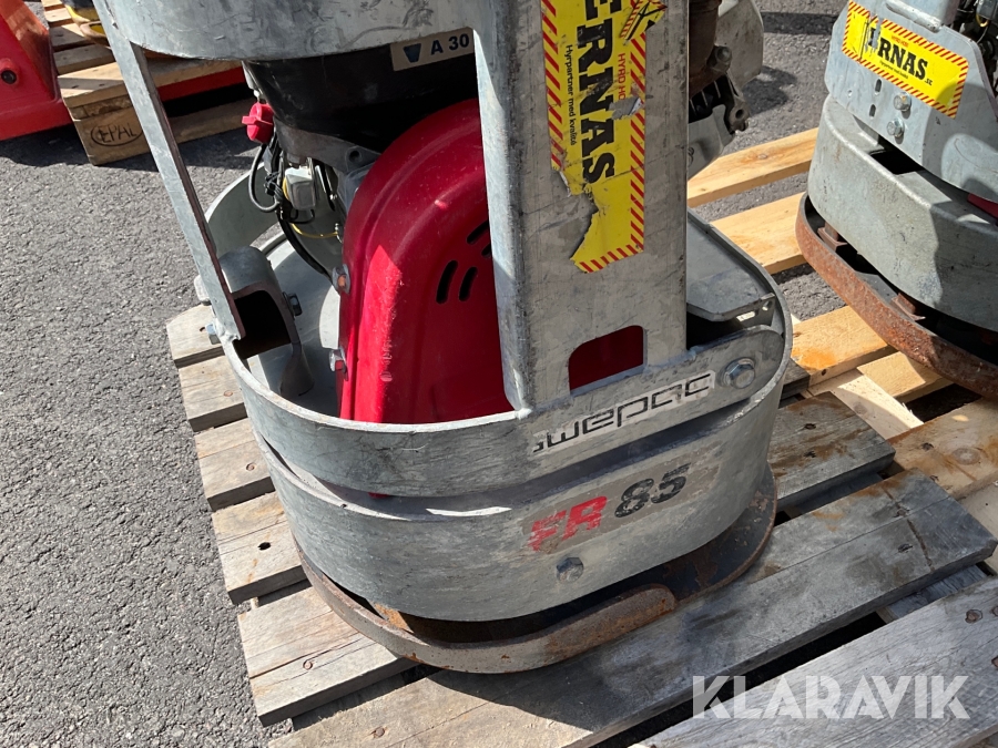 Markvibrator 2st Swepac FR 85 FR 95, Eskilstuna, Klaravik au
