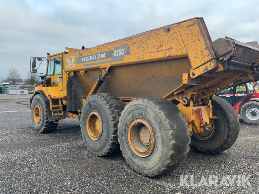 Dumper Volvo A25 C, Skurup, Klaravik auktioner