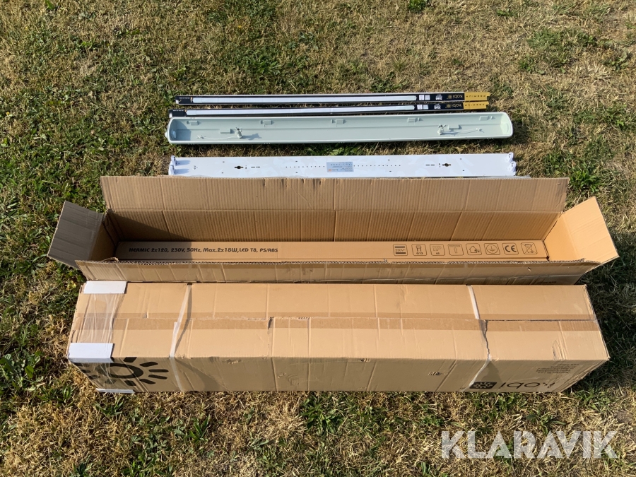 Lysrörsarmatur Kobi 18 w, Kalmar, Klaravik auktioner