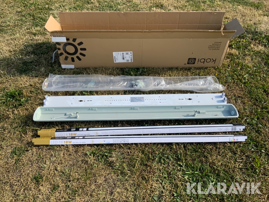 Lysrörsarmatur Kobi 18 w, Kalmar, Klaravik auktioner