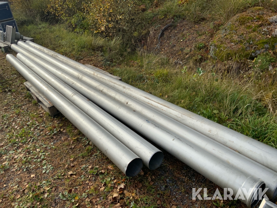 Rostfria rör 160mm, Nyköping, Klaravik auktioner