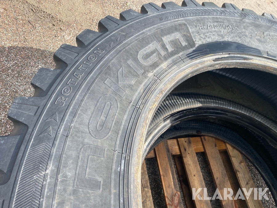 Traktordäck Nokia 480/80-38, Västerås, Klaravik auktioner