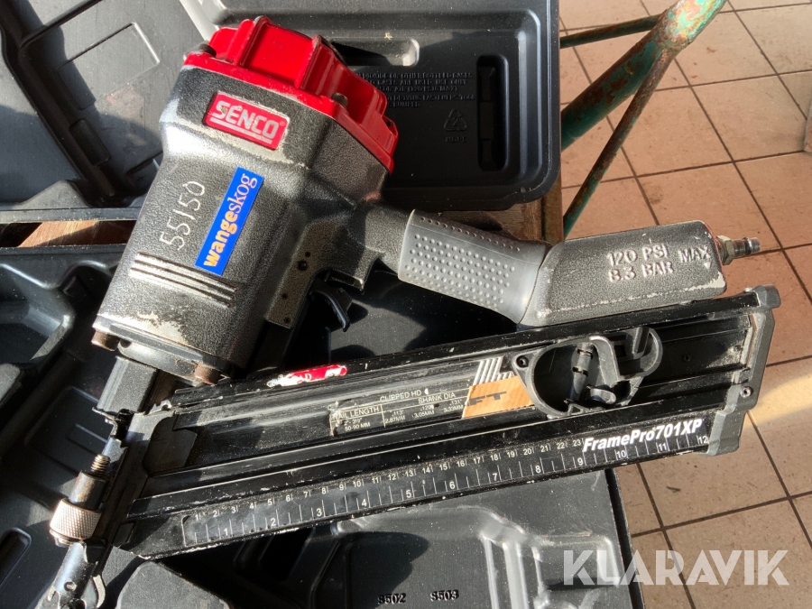 Klaravik Auktioner | Spikpistol Senco Framepro 701XP tryckluft