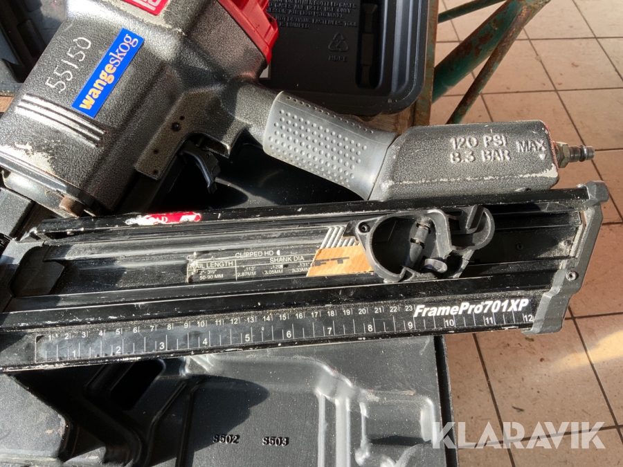 Klaravik Auktioner | Spikpistol Senco Framepro 701XP tryckluft