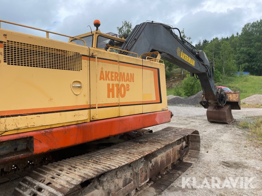 Grävmaskin Åkerman H10B, Färgelanda, Klaravik auktioner