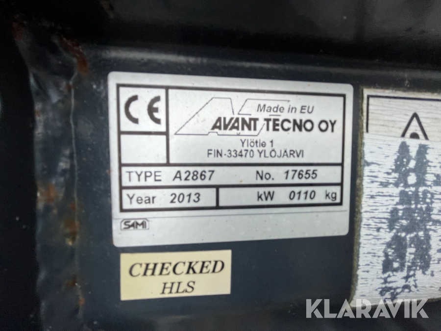 Plog Avant A2867, Sigtuna, Klaravik auktioner