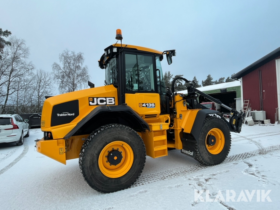 Hjullastare JCB 413S, Norrtälje, Klarav