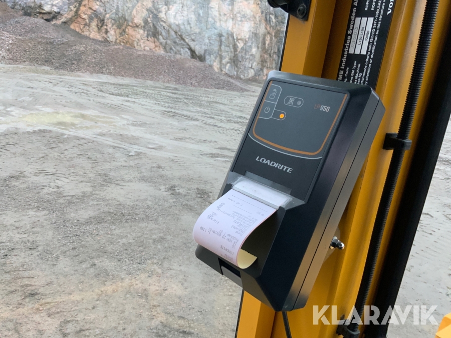 Hjullastarvåg Trimble Loadrite L-series 2180, Nyköping, Klar